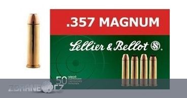 Náboj kulový Sellier a Bellot, Pistol-Revolver, .357 Mag., 158GR/10,25g, FMJ - ZBRANĚ.cz